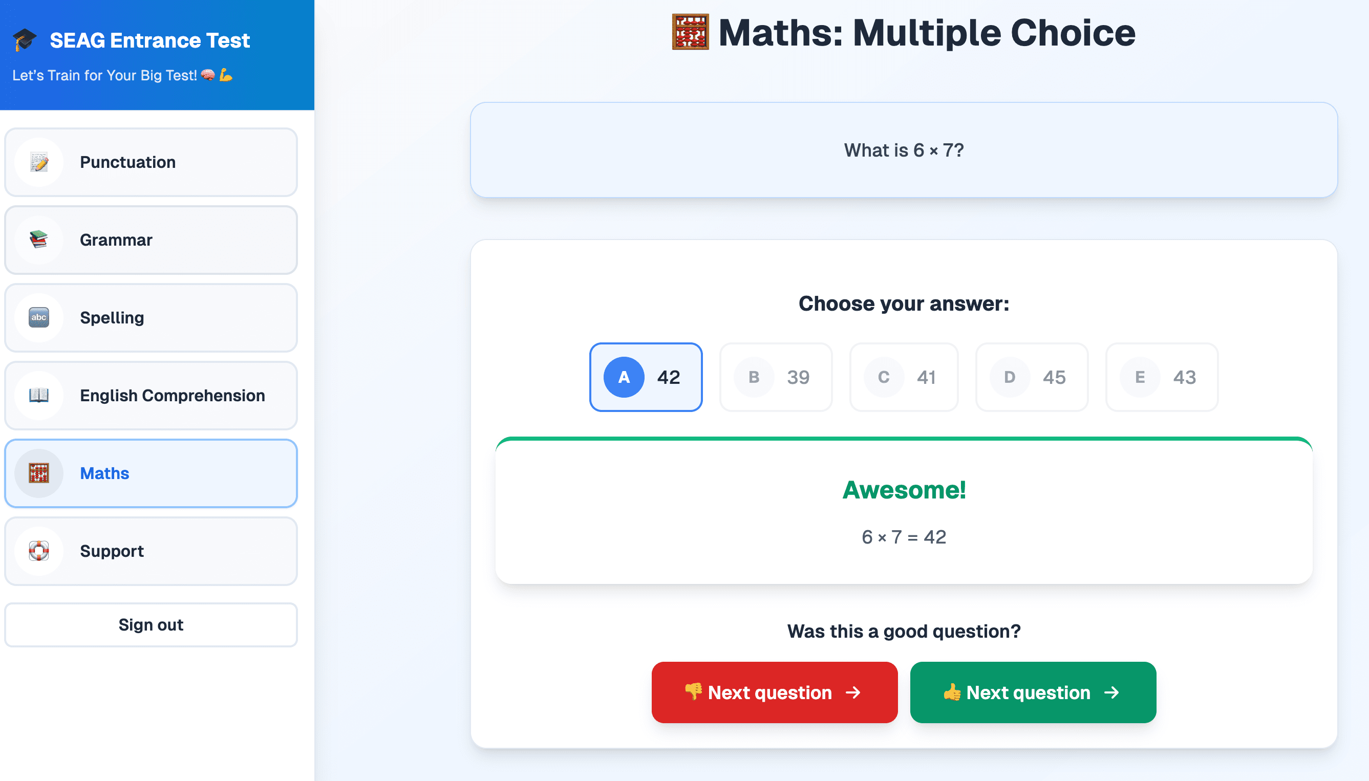 SEAG Practice – Prepare for the SEAG Entrance Test (NI)